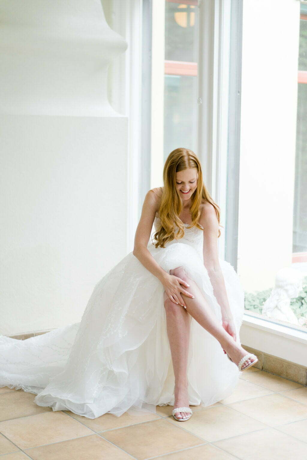 BRIDE OF THE WEEK: Danielle Adams in Mira Zwillinger Gown