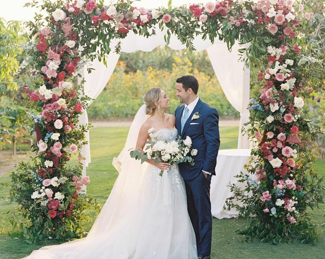 BRIDE OF THE WEEK: Beautiful Caroline Corbin | Mira Zwillinger
