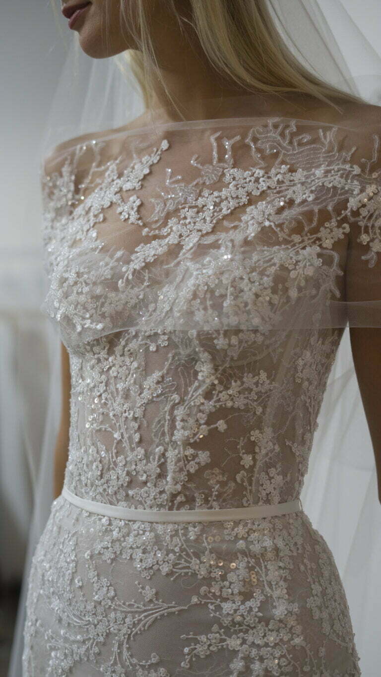 5 Sparkly Wedding Gowns to Make You Shine | Mira Zwillinger