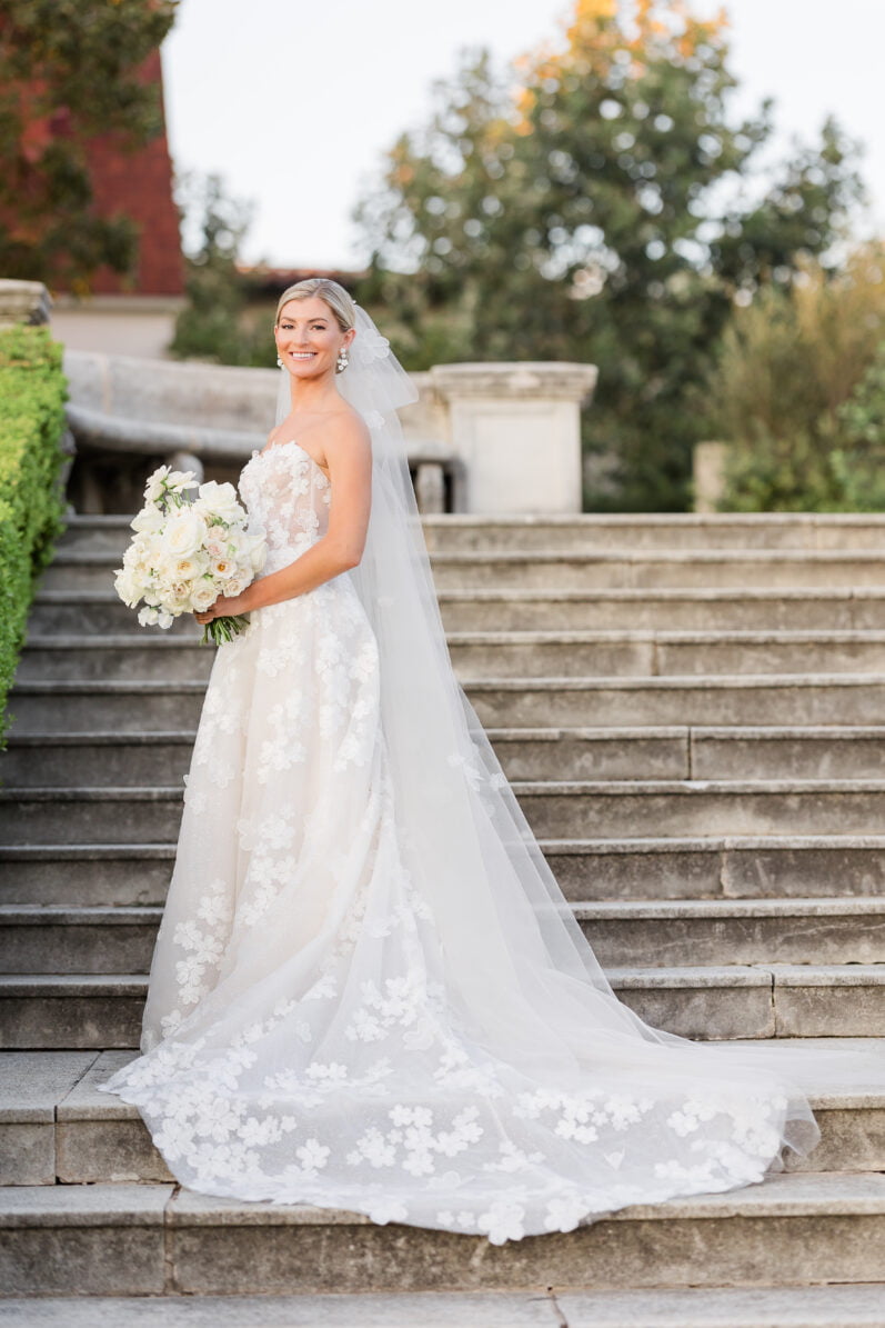 BRIDE OF THE WEEK: Alyssa Cullen in Mira Zwillinger Gown