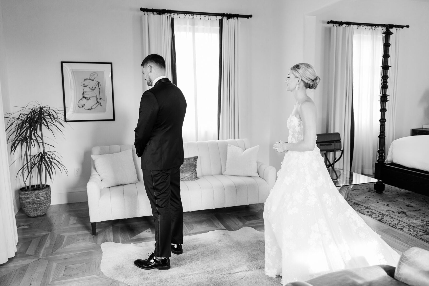 BRIDE OF THE WEEK: Alyssa Cullen in Mira Zwillinger Gown