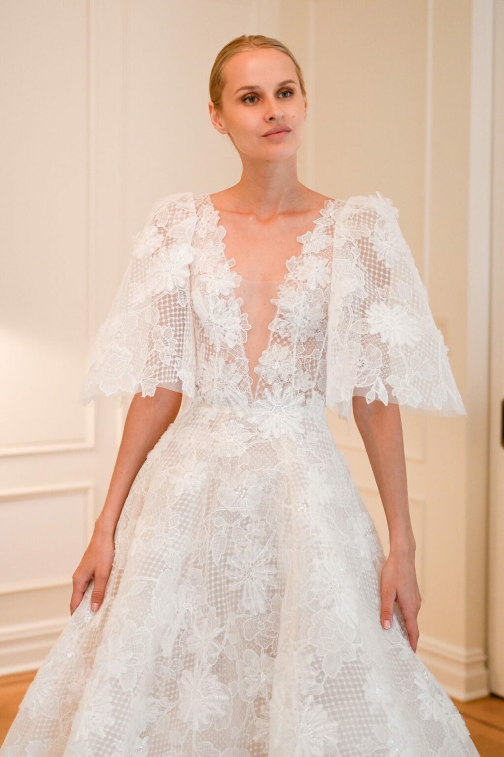 Float Down the Aisle in Gravity-Defying Ball Gown – Mira Zwillinger