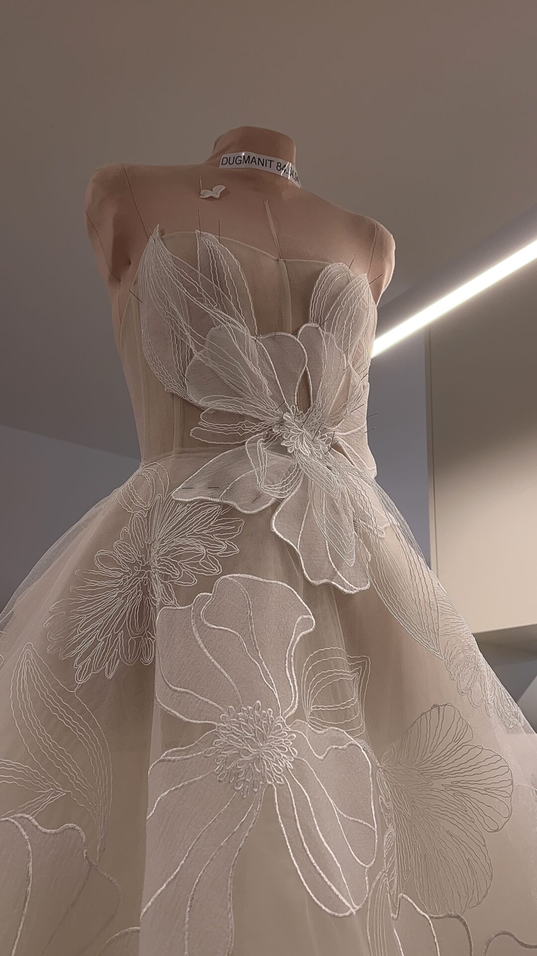 Mayra Wedding Gown: Bold Florals & Modern Grace | Mira Zwillinger